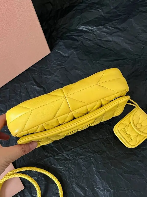 Miu Miu Quilted Leather Bag