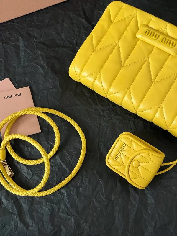 Miu Miu Quilted Leather Bag