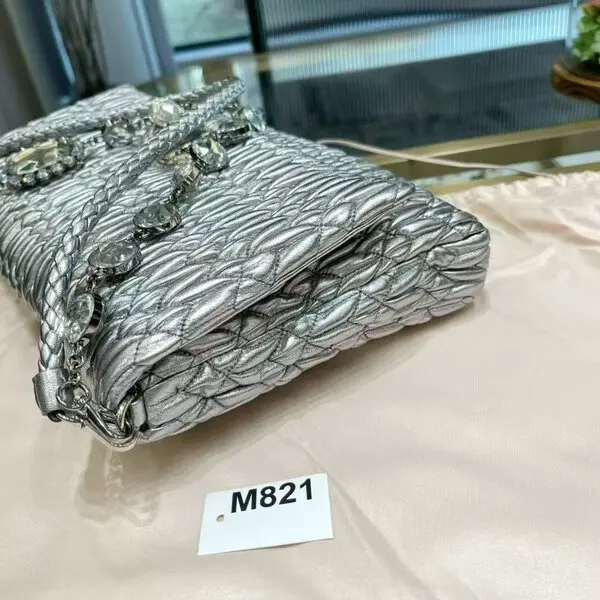 Miu Miu Quilted Leather Shoulder Bag