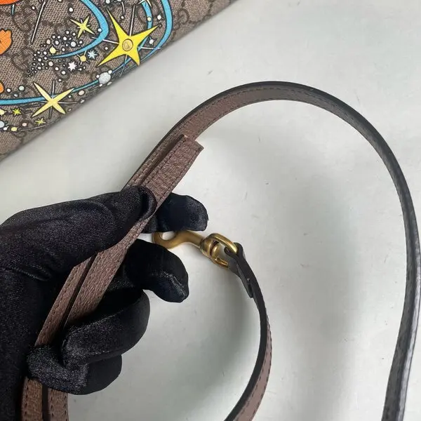 Gucci Monogram Canvas Top Handle Bag