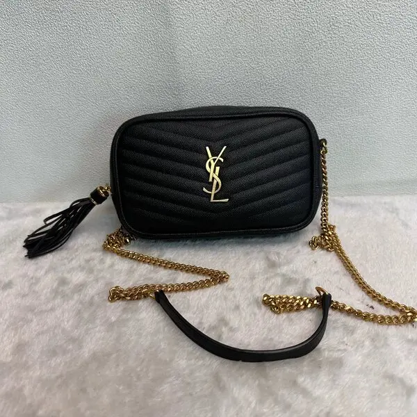 Saint Laurent Quilted Leather Camera Bag - Multicolor