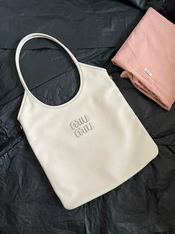 Miu Miu Leather Tote Bag - Multicolor