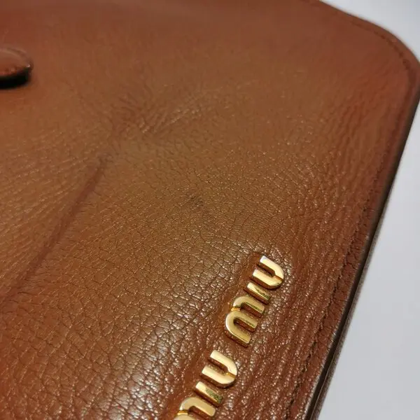Miu Miu Leather Top Handle Bag