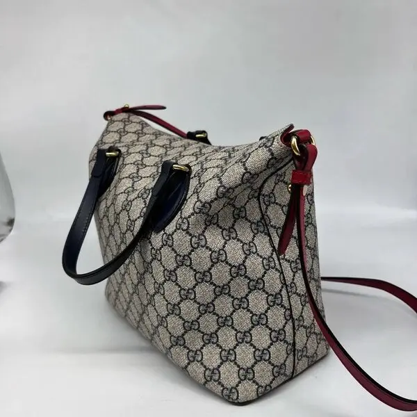Gucci Monogram Leather Handbag