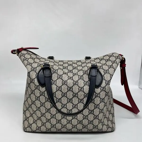 Gucci Monogram Leather Handbag