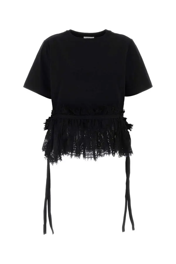 Alexander McQueen Cotton T-shirt - Black