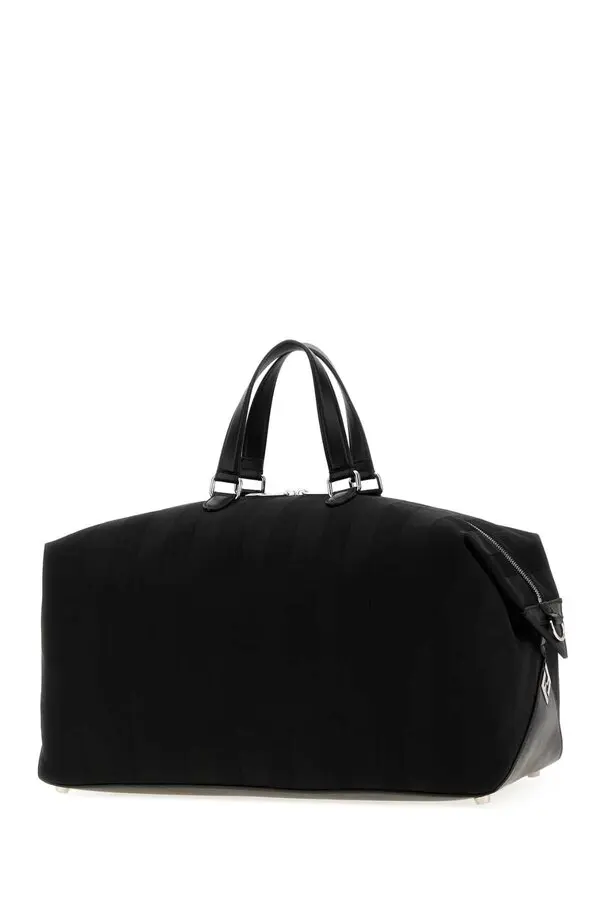 Fendi Black Canvas Travel Bag - Multicolor
