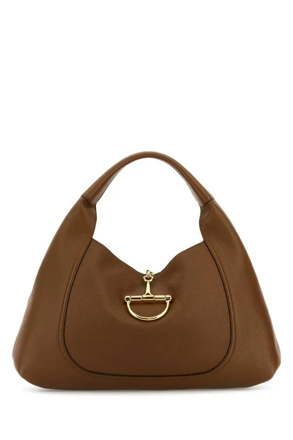 Gucci Leather Large Softbit Shoulder Bag