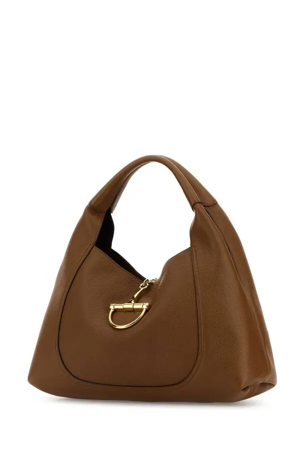 Gucci Leather Large Softbit Shoulder Bag