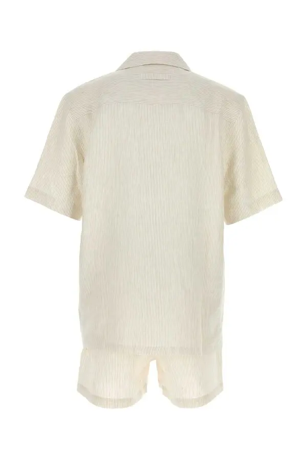 Zegna Embroidered Linen Pyjama