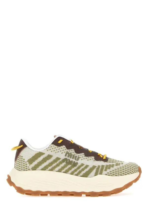 Miu Miu Fabric Sneakers - Multicolor