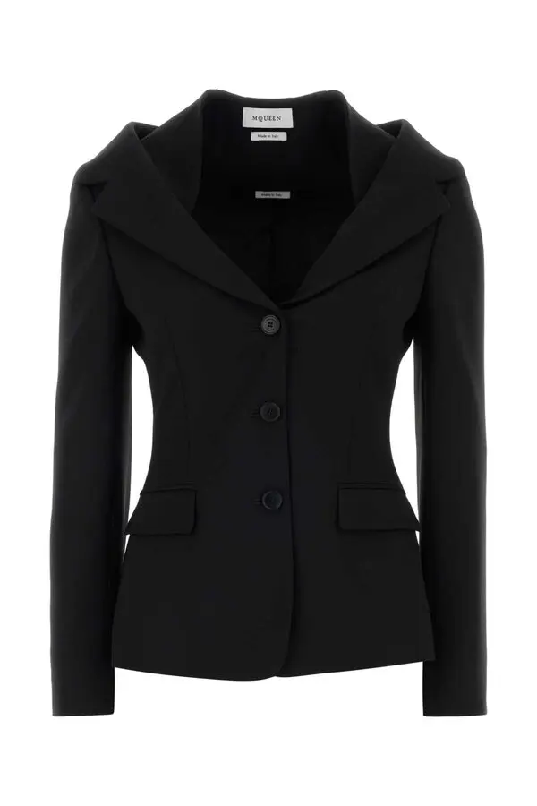Alexander McQueen Grain De Poudre Blazer