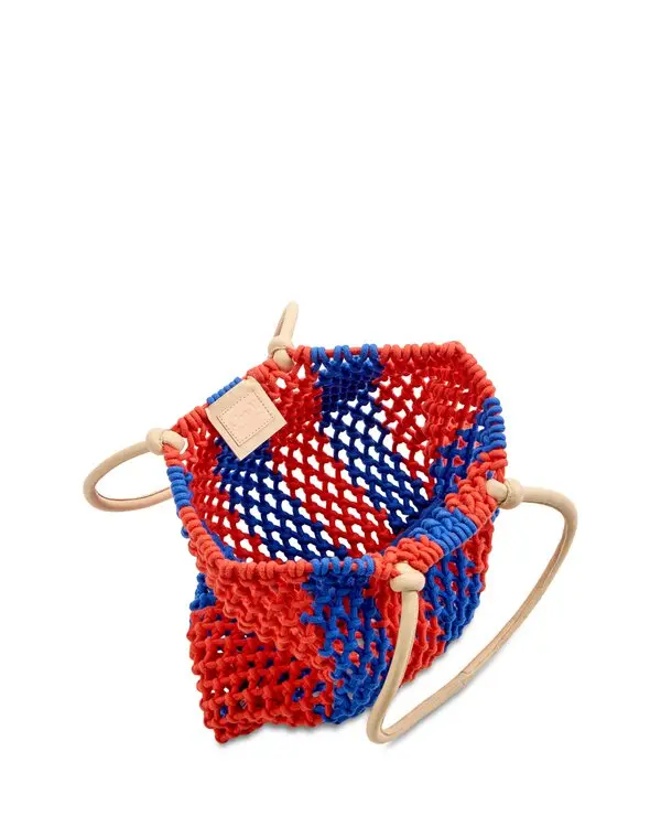 Clare V. Sandy Woven Beach Tote
