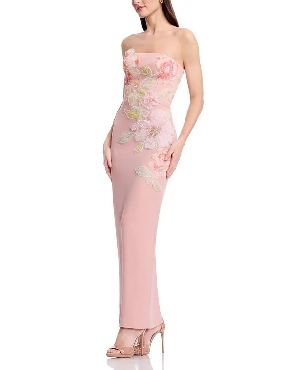Dress The Population Strapless Embellished Gown