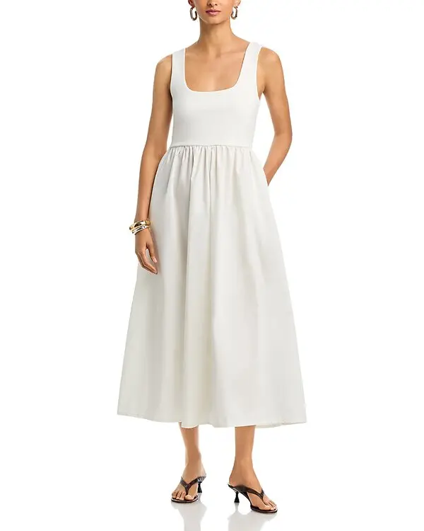 Vero Moda Ane Midi Dress - Cloud Dancer