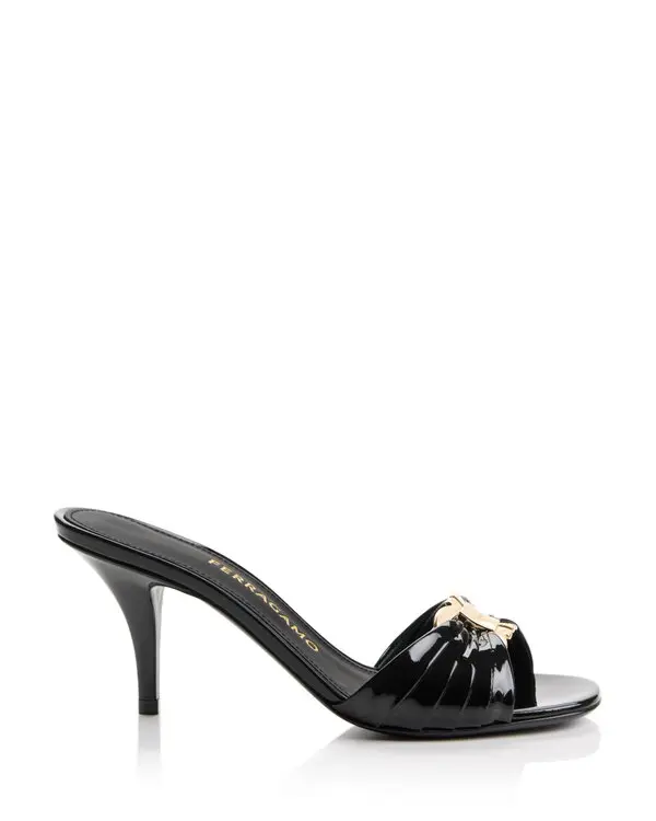 FERRAGAMO Witty 70 Gancini Slide Sandals
