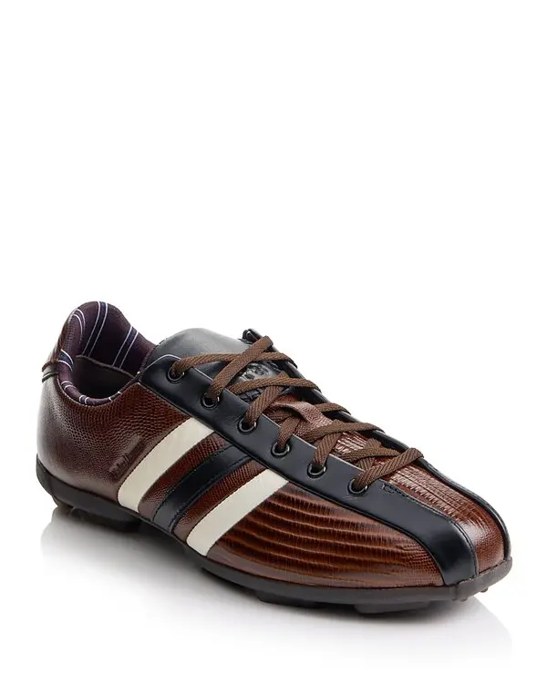 Y3 X Wales Bonner Field Lizzard Sneakers - Brown