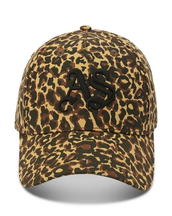 ALLSAINTS Gothic Leopard Print Baseball Cap