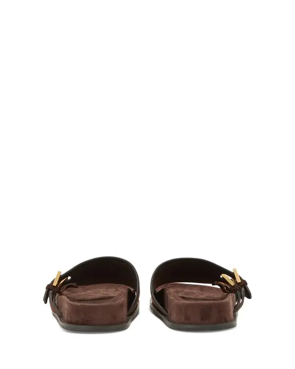 REISS Buckled Slide Sandals