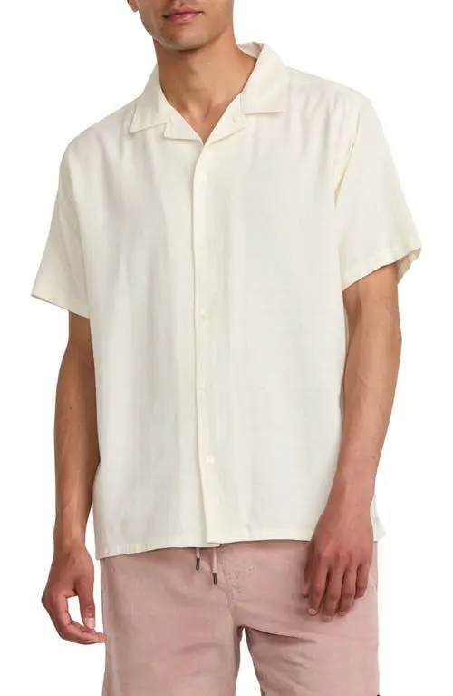 Rvca Vacancy Camp Shirt - Ceramic