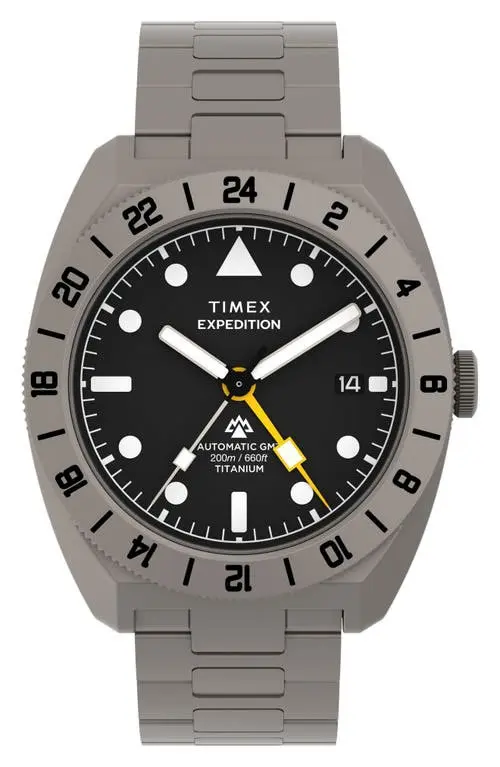 Timex® Expedition Pioneer Gmt Automatic Bracelet Watch