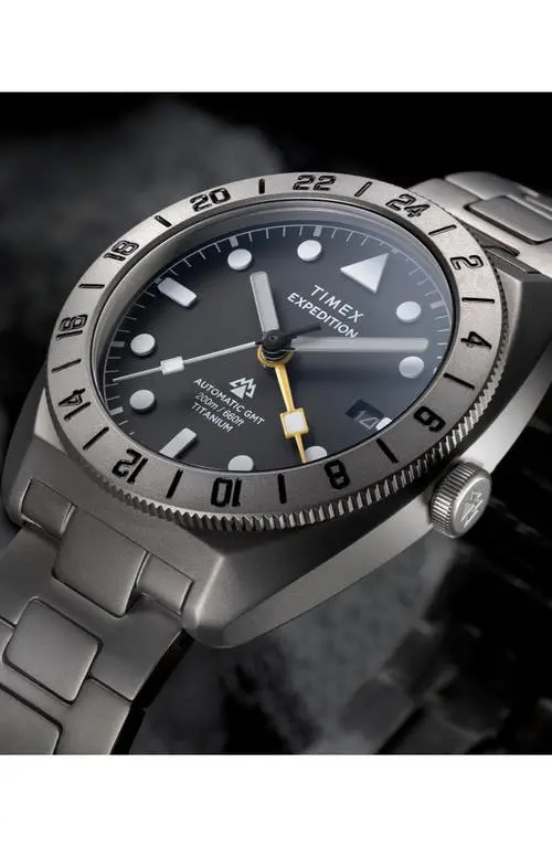 Timex® Expedition Pioneer Gmt Automatic Bracelet Watch
