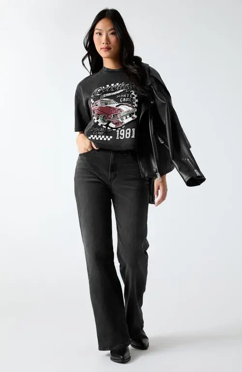 Guess Embellished Race Car T-shirt