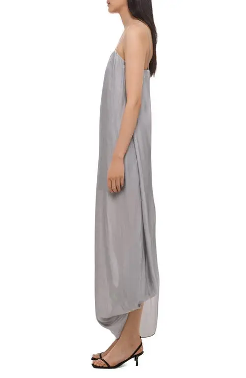 Helmut Lang Fluid Asymmetric Hem Maxi Dress