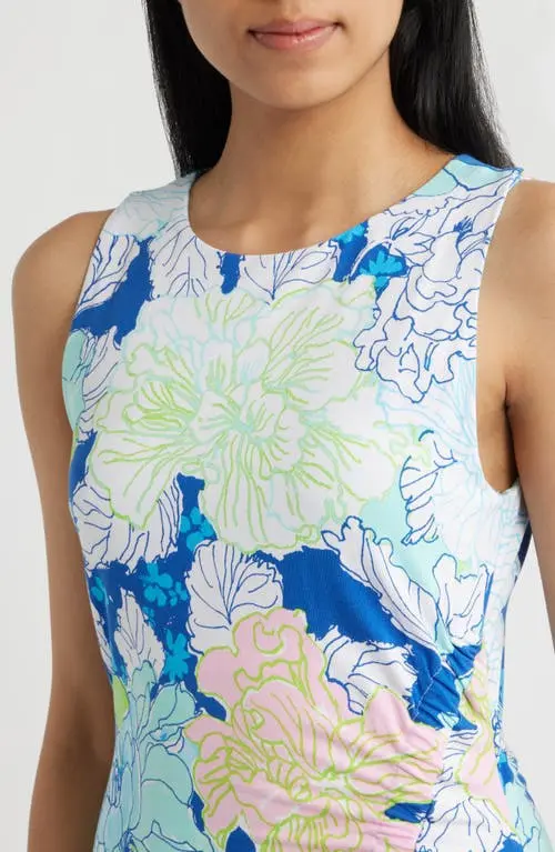 Lilly Pulitzer® Carolita Ruched Sleeveless Maxi Dress