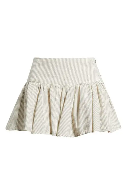 BDG URBAN OUTFITTERS Olga Stripe Cotton Miniskirt