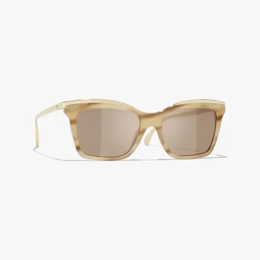 Chanel Butterfly Sunglasses - Tortoise