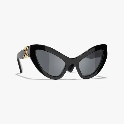 Chanel Cat Eye Sunglasses - Black