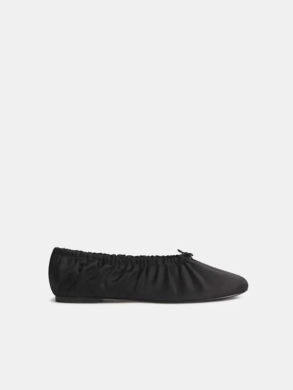 REFORMATION Brie Ballet Flat Taffeta