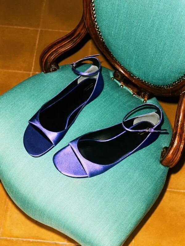 REFORMATION Zoe Sage Sandal - Purple