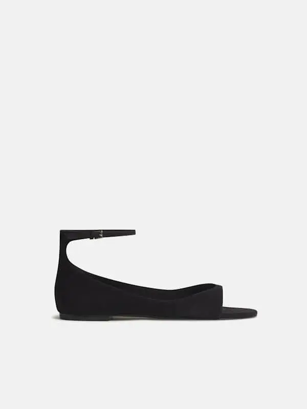 REFORMATION Zoe Sage Suede Sandal