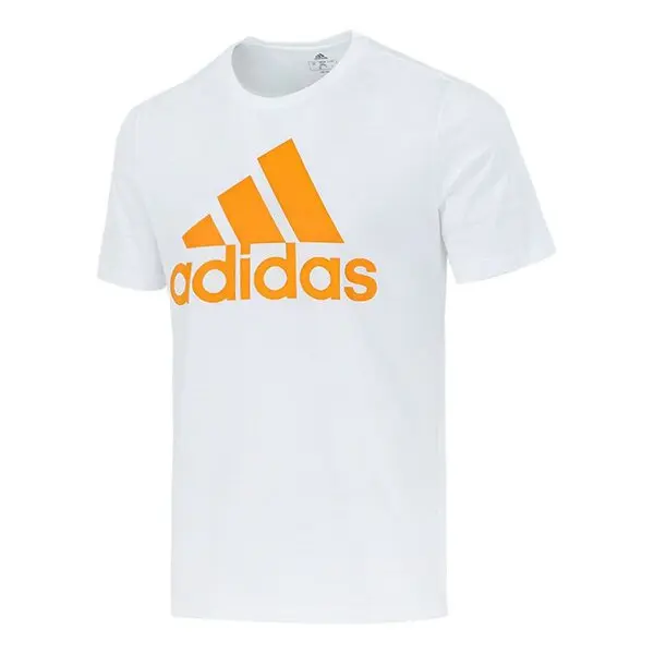 Adidas Bl Sj T Logo Sports Short Sleeve - White