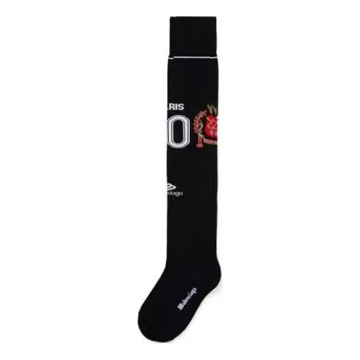 Balenciaga Soccer High Socks - Black