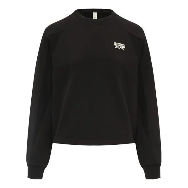 REEBOK Round Neck Knitted Loose Casual Pullover Sweatshirt