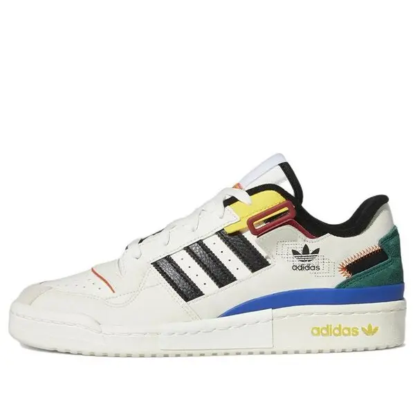 Adidas Forum Exhibit Low Sneakers - Off White/cloud White/core Black