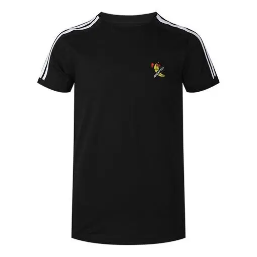 Adidas Neo M Frt Tee Casual Sports Round Neck Short Sleeve - Black