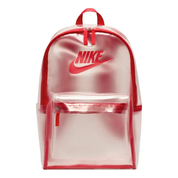 Nike Heritage Crystal Backpack - Clear/university Red