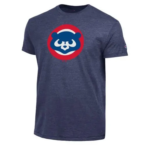 Champion Chicago Cubs Cooperstown Logo Tri-blend T-shirt