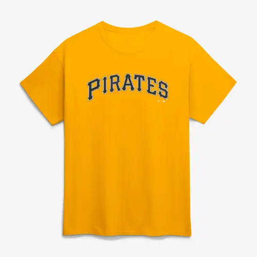 LOGO ATHLETIC Pittsburgh Pirates Wordmark T-shirt - Gold