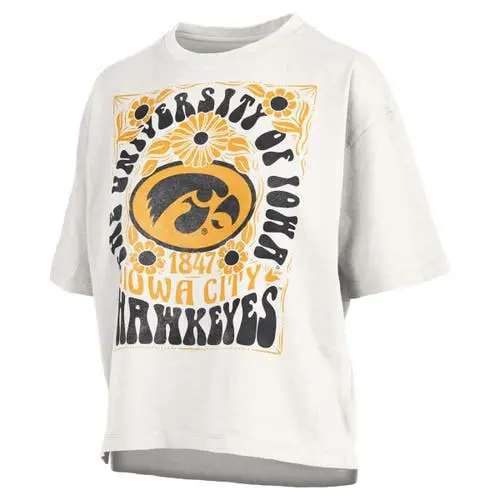 PRESSBOX Iowa Hawkeyes Oversized Slub T-shirt