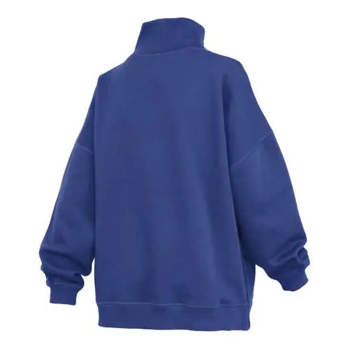 PRESSBOX Kentucky Wildcats Oversized Mock Neck Sweatshirt