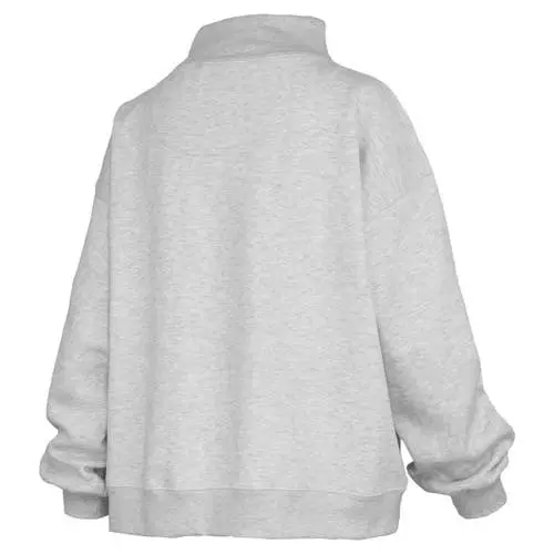 PRESSBOX Penn State Nittany Lions Oversized Mock Neck Sweatshirt