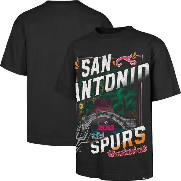 '47 San Antonio Spurs Regional Franklin T-shirt - Black