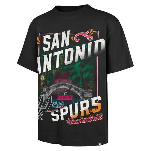 '47 San Antonio Spurs Regional Franklin T-shirt - Black