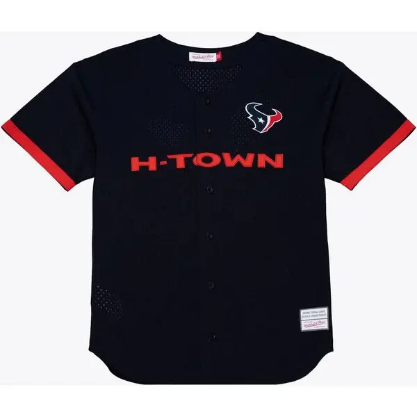 Mitchell & Ness Houston Texans Head Coach Mesh Full-button Jersey