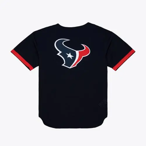 Mitchell & Ness Houston Texans Head Coach Mesh Full-button Jersey